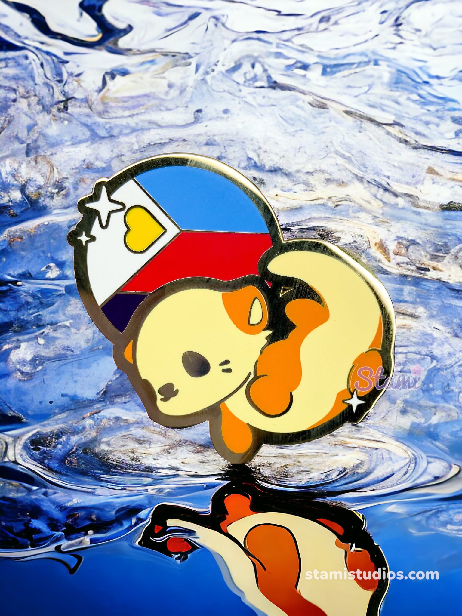 Polyam Otter Pin - Stami Studios